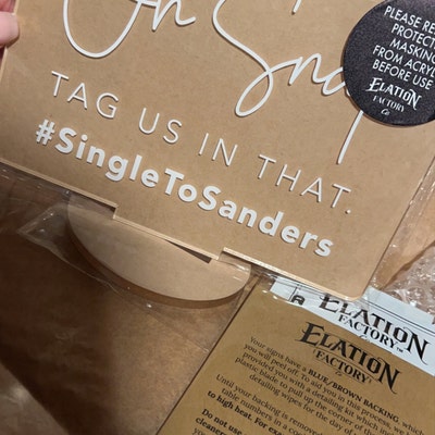 Oh Snap, Tag Us in That Social Media Sign, Add Your Custom Hashtag ...