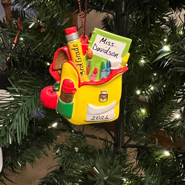 Kindergarten Christmas Ornament First Year Keepsake - Etsy