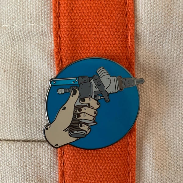 Repo the Genetic Opera Enamel Pin, Horror Movie Pin, Goth Lapel Pin ...