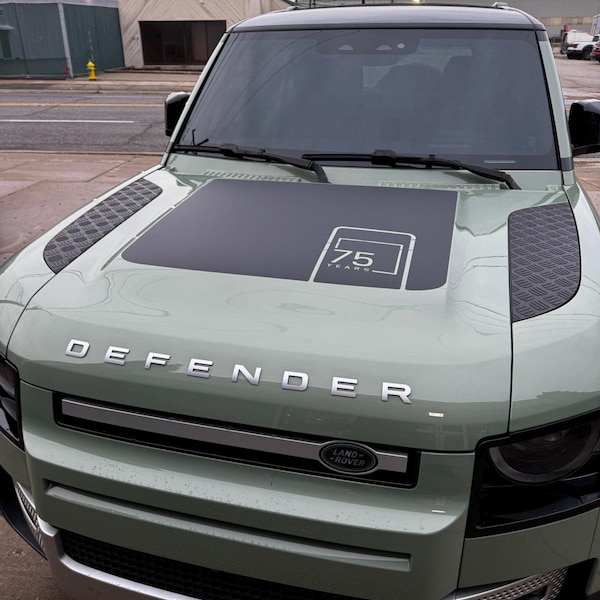 Long Matt Hood Graphic Decal for Discovery 4, 3, LR4, LR3 + Tag | Easy ...