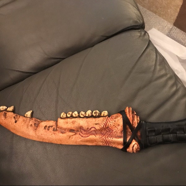 Screen Accurate Supernatural First Blade - REAL LEATHER- Cain's Knife ...