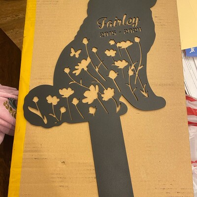 Custom Metal Lavender Stake Sign, Lavender Decoration, Garden Flower ...