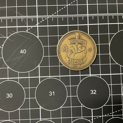 Official Asshole Coin by ZFG Inc./zero Fucks Coin™ - Etsy
