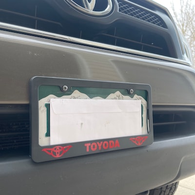 LARUSSO AUTO GROUP Cobra Kai Plastic License Plate Frame Holder Vinyl ...