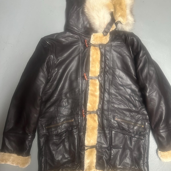 Distressed Brown Leather Steampunk Tailcoat: Mens Handmade Gothic ...