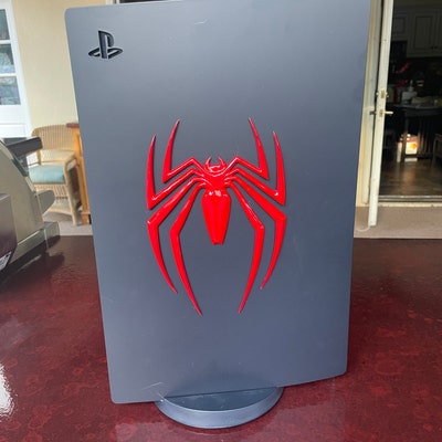 PS5 Custom Spiderman/venom Logo Faceplate Add-on RAW PRINT - Etsy