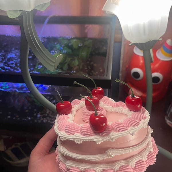 Vintage Heart Cake Trinket, Jewelry Box, Vintage Jewelry Box, Fake Cake ...