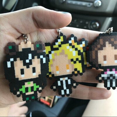 Hero Pixel Keychains - Etsy
