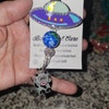 Alien UFO Cow Abduction Badge Reel | Ufo Badge Reel | Alien Badge Reel ...
