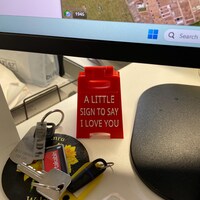 Romantic MINI SIGN. A Little Sign to Say I Love You. Valentines Gift ...