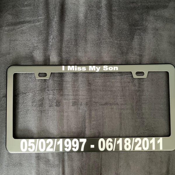 Akatsuki Cloud Metal License Plate Frame - Etsy