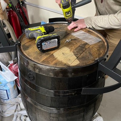 WINE Barrel Foot Rest and Riser barrel Not Included - Etsy