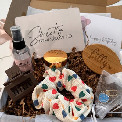 Book Lover Gift Box Birthday Bookish Gift for Friend Birthday Gift for ...