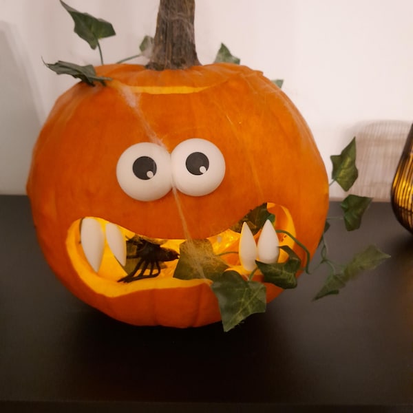 Pimp My Pumpkin Teeth - Pumpkin Teeth - Halloween Decoration - Etsy