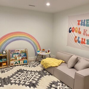 The Cool Kids Club Flag Play Room Decor Playroom Sign Play All Day Sign ...