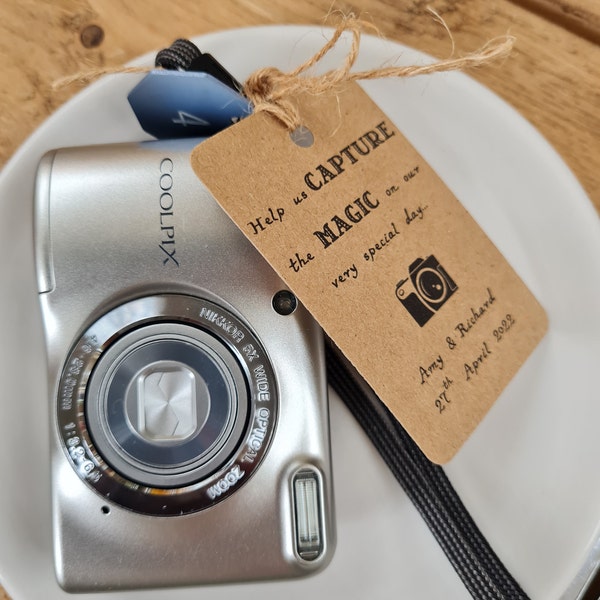 Wedding Camera Tags, Wedding Photo Tags, Capture the Moment, Wedding ...