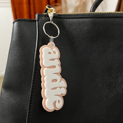 Backpack Tags Retro Acrylic Bag Tags Bag Tag Personalized - Etsy