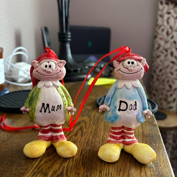 Name a Donkey Christmas Tree Bauble. Handmade Christmas Tree Decoration ...