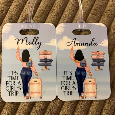 Best Friends Tag, Personalized Vacation Tag, Travel Bag Tag, Backpack ...