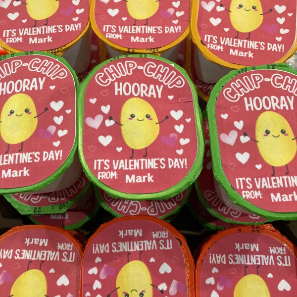 Chips Kids Valentine Printable, Pringles Snack Size Chips, Kids ...