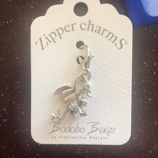 Dragon Zipper Charm, Dragon Zipper Pull - Etsy