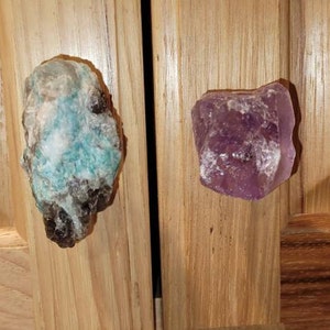 One 1 Knob Heart-shaped Rose Quartz Gemstone Cabinet Knob Stone Knob Home Decor - Etsy