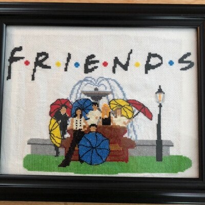 Friends Cross Stitch Pattern Funny TV Show Cross Stitch - Etsy Canada