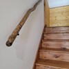 Hand Carved Maple Log Branch Railing Handrail Rustic Guard Stairway ...