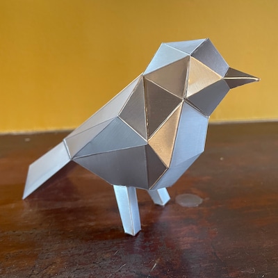 Falcon,peregrine Bird Paper Craft,3d Low Polygonal Paper Sculpture ...