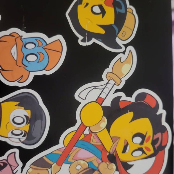 LMK S4 Chibi Matted Stickers - Etsy