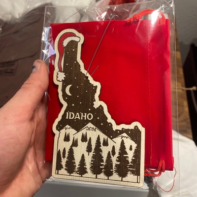Idaho Christmas Ornament, Idaho Ornament, State of Idaho Ornament ...