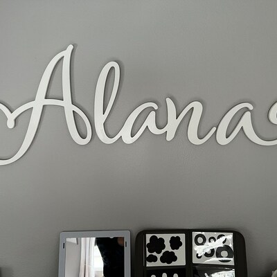 Landon Boy Baby Name Sign for Nursery Decor Custom Wooden Nursery ...