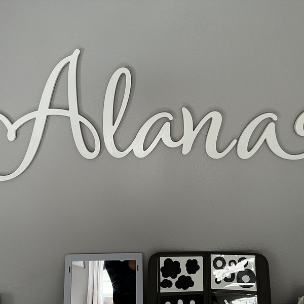 Landon Boy Baby Name Sign for Nursery Decor Custom Wooden Nursery ...