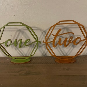 Table Numbers, Rustic Wood Wedding Decor, Table Decor, Event ...