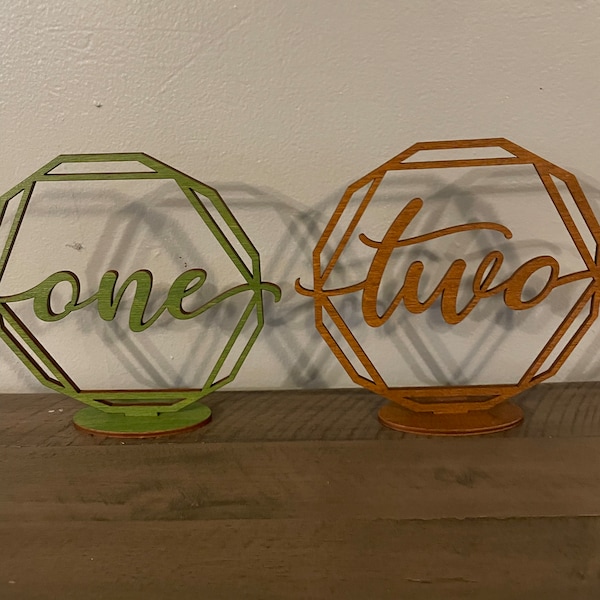 Table Numbers, Rustic Wood Wedding Decor, Table Decor, Event ...