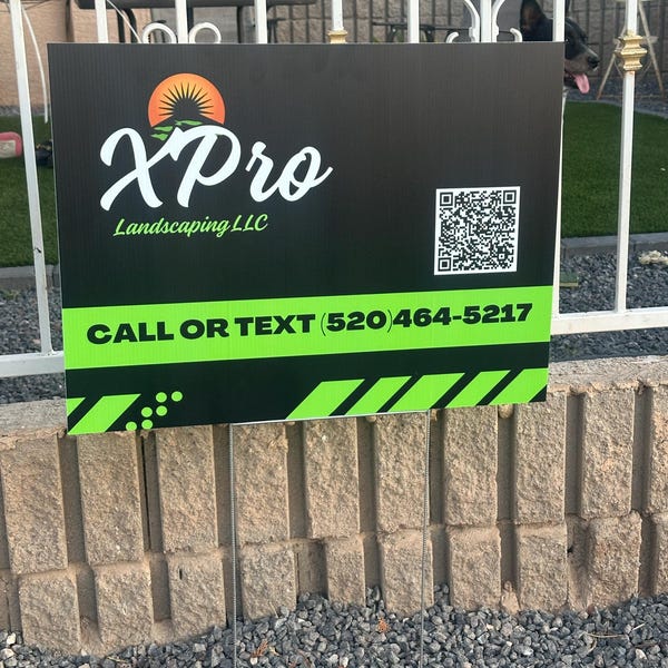 48 Custom Yard Signs - FAST! - Etsy