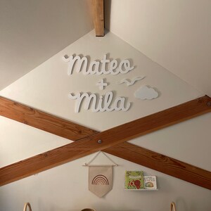 Letter Signs Cursive Wooden Names Script Name Sign | Etsy