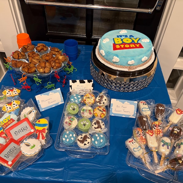 Boy Story Baby Shower Cookies - Etsy