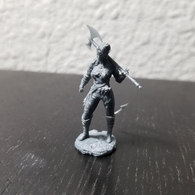 Lae'zel 1:12 Scale Unpainted Unassembled 3D Resin GK Kit Baldur's Gate ...