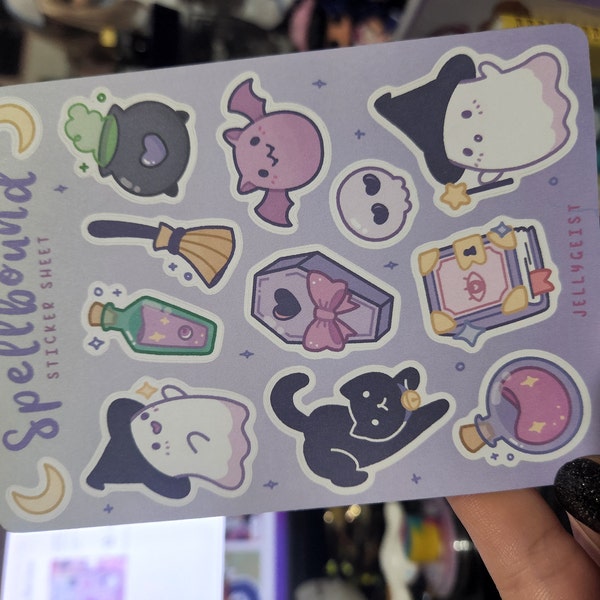 Spellbound Sticker Sheet Cute for Planners Bullet Journal Notebook or ...