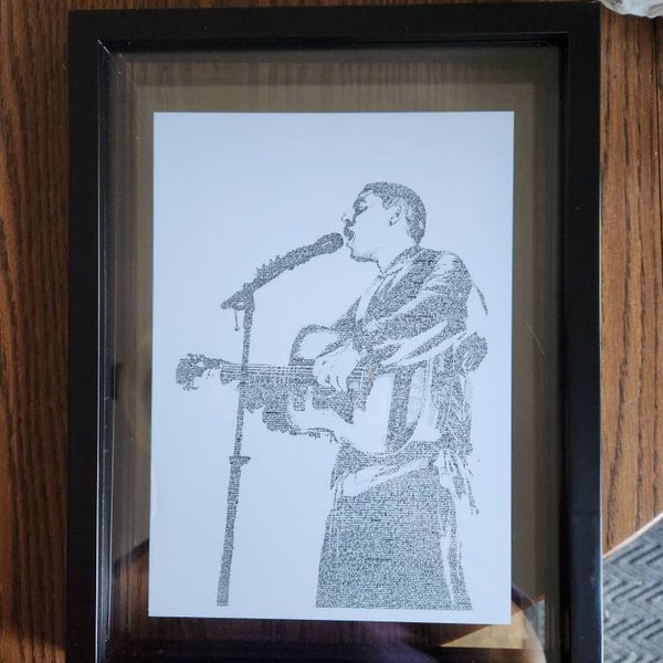 The Gaslight Anthem Handwritten Lyric Poster // 59 Sound Album Cover ...