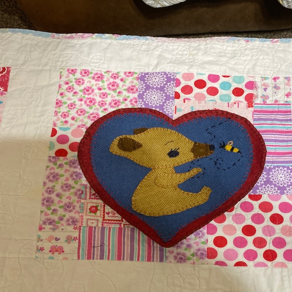 Forget Me Not Delivery Wool Appliqué Embroidery DIGITAL Download PDF ...