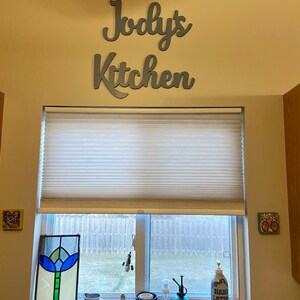 Custom Kitchen Sign. Personalized Kitchen Sign. Wood Word | Etsy