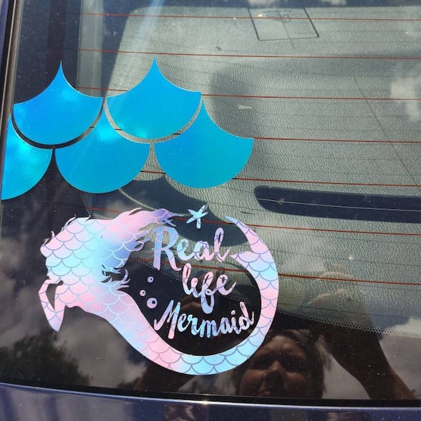 Mermaid Car Decals - Etsy