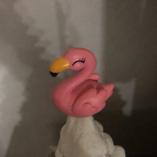 Ceramic Tree Bulbs Flamingo Topper - Etsy