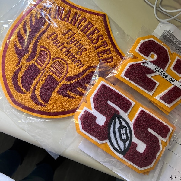 Chenille Graduation Year Custom Letterman Jacket Patch - Made in USA - Etsy