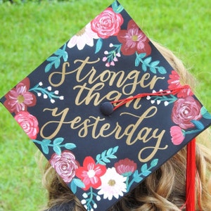 Cardstock Graduation cap design customize it | Etsy