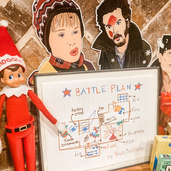 Home Alone Battle Plan W/ Landscape View Svg, Ai, Dxf, Emf, Png, Pdf ...