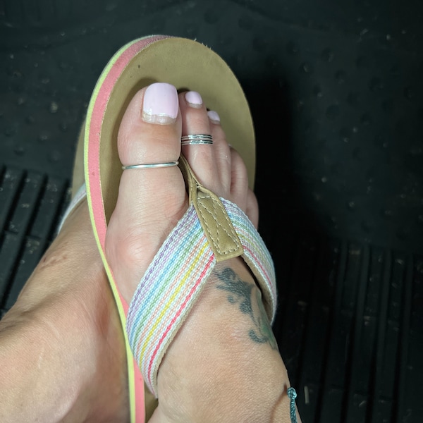 Big Toe Rings • Big Toe Ring • Sized • Pick One Style • Minimalist Ring ...