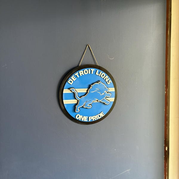 Detroit Lions One Pride Door Hanger - Etsy